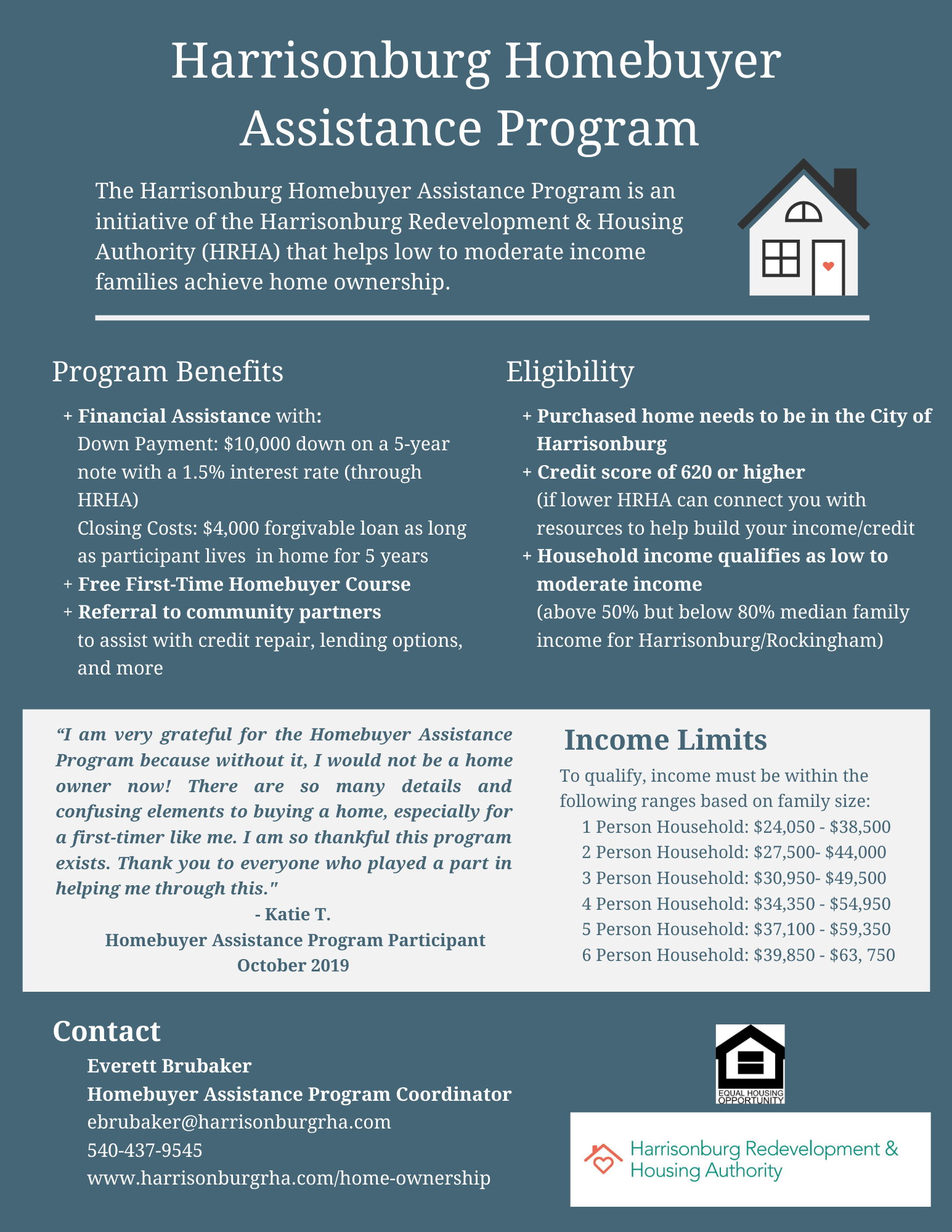 Homebuyer Assistance - Harrisonburg Redevelopment & Housing Authority