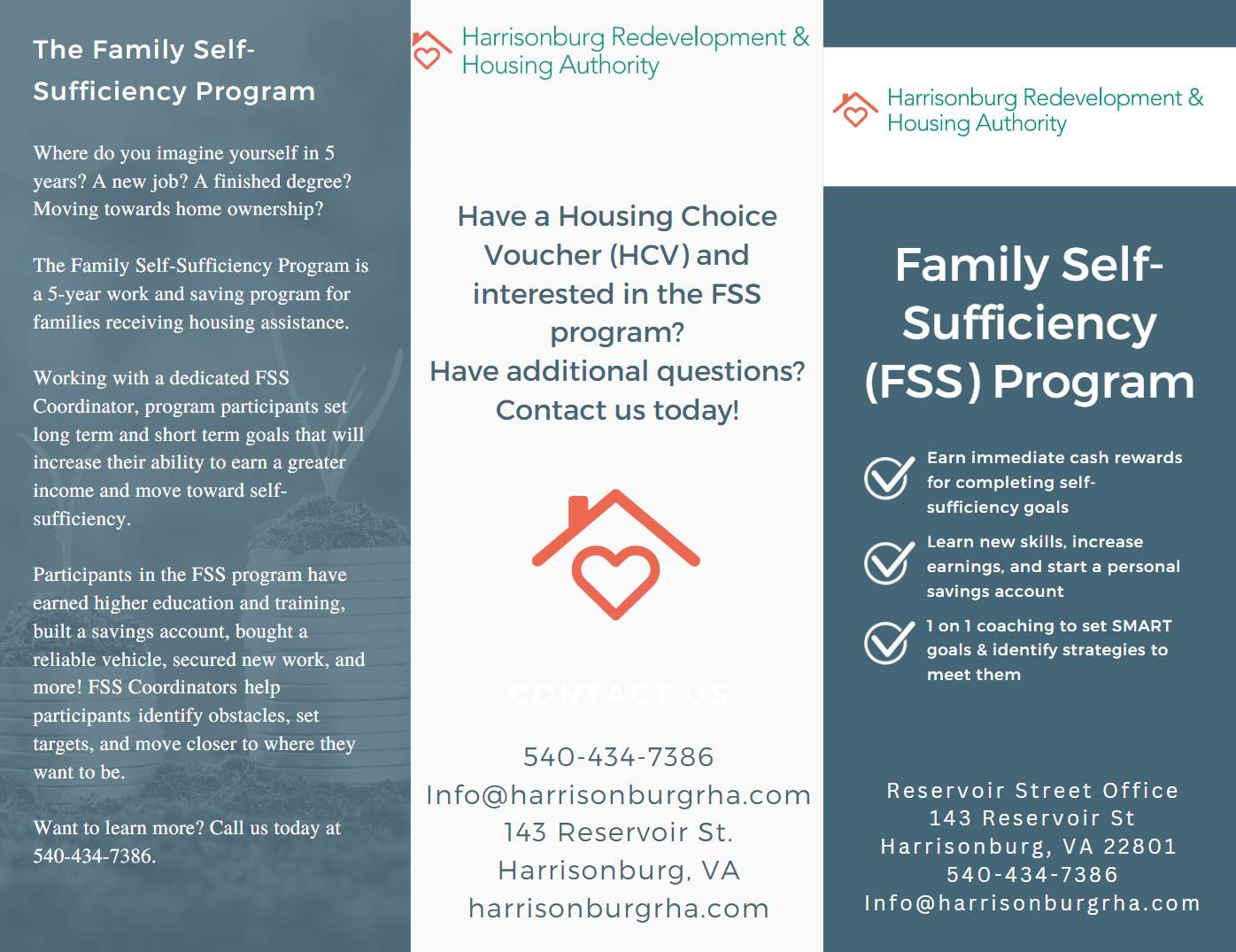 Family Self Sufficiency - Harrisonburg Redevelopment & Housing Authority